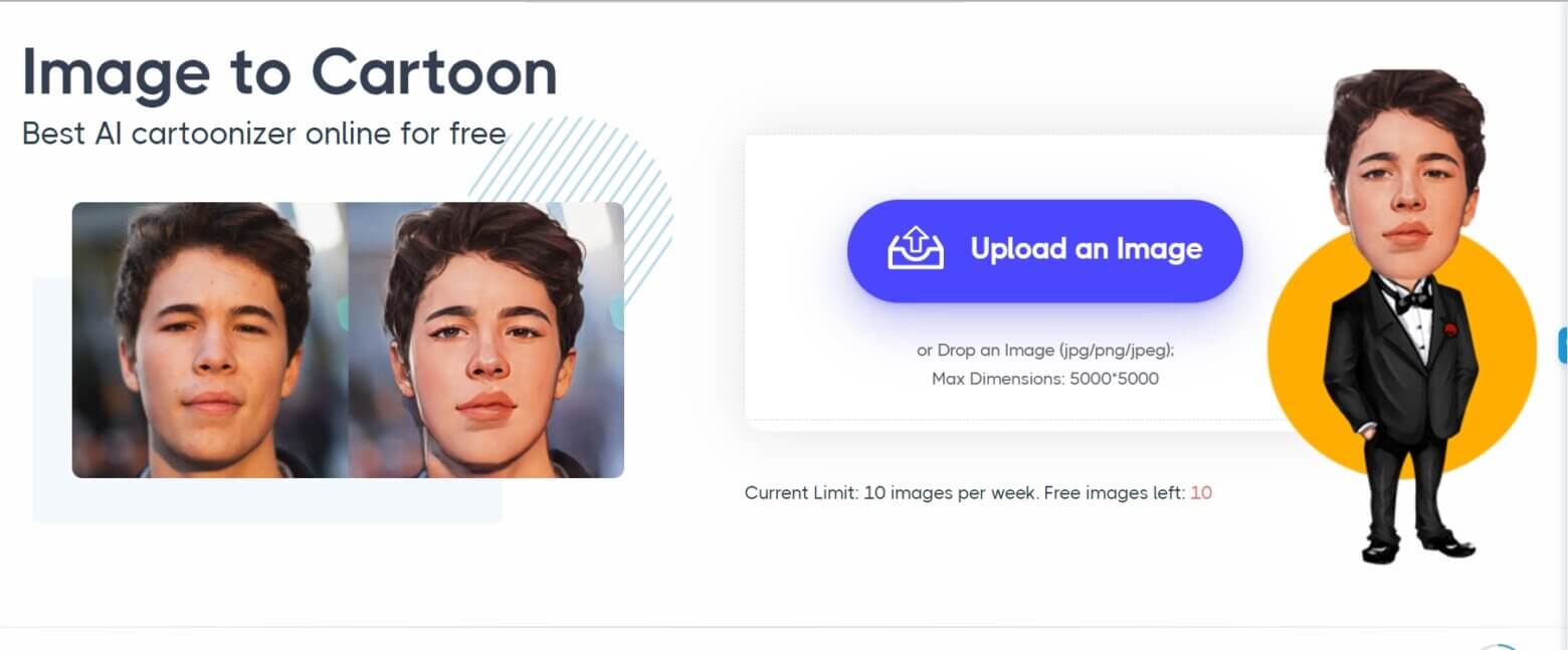 Top 10 AI Cartoonizers to Cartoon Yourself Online Free (2024)