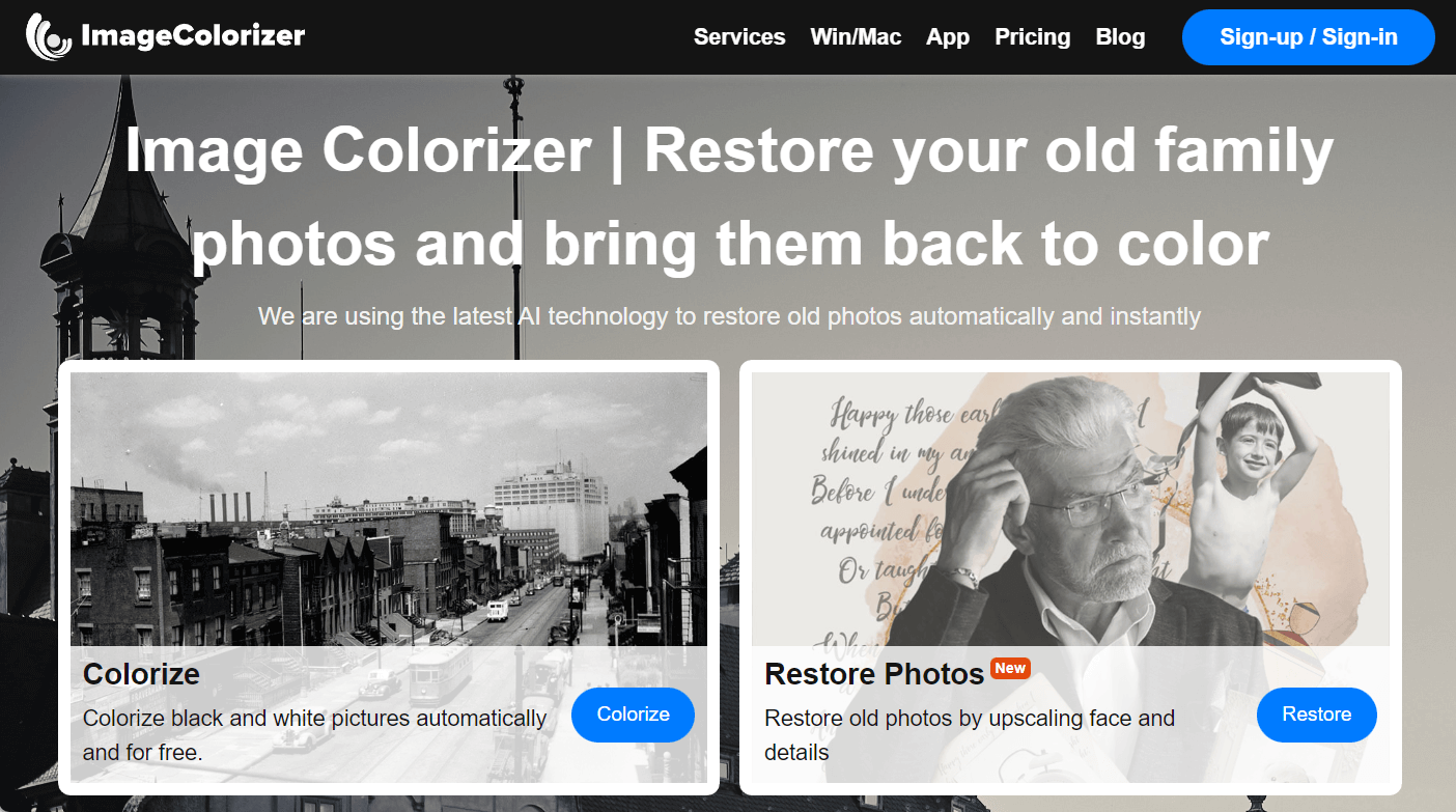 Top 15 AI Photo Colorizers to Colorize Black and White Photos (2024)