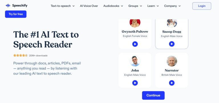 Top 12 Text to Speech Tools in 2024