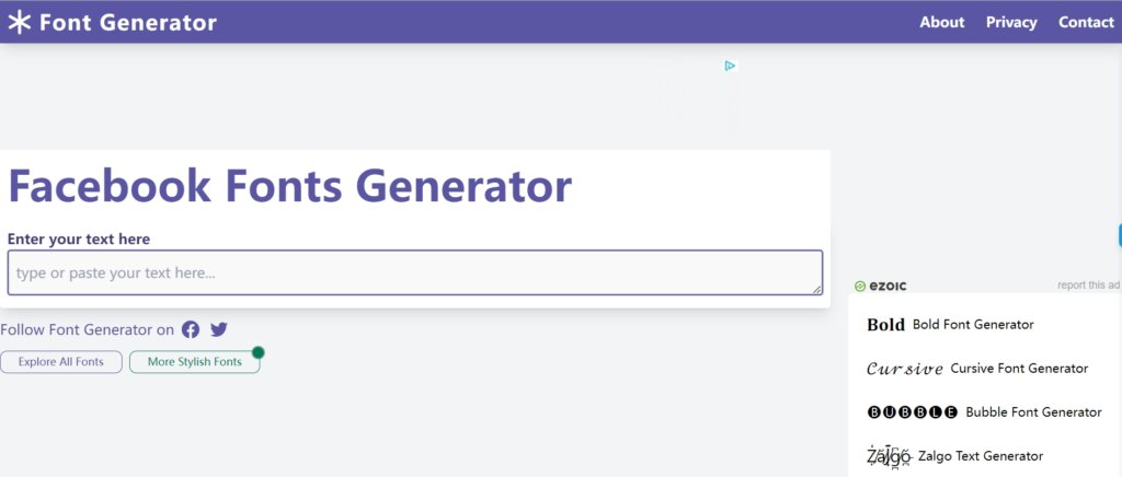 Top 10 Facebook Font Generators Review 2024