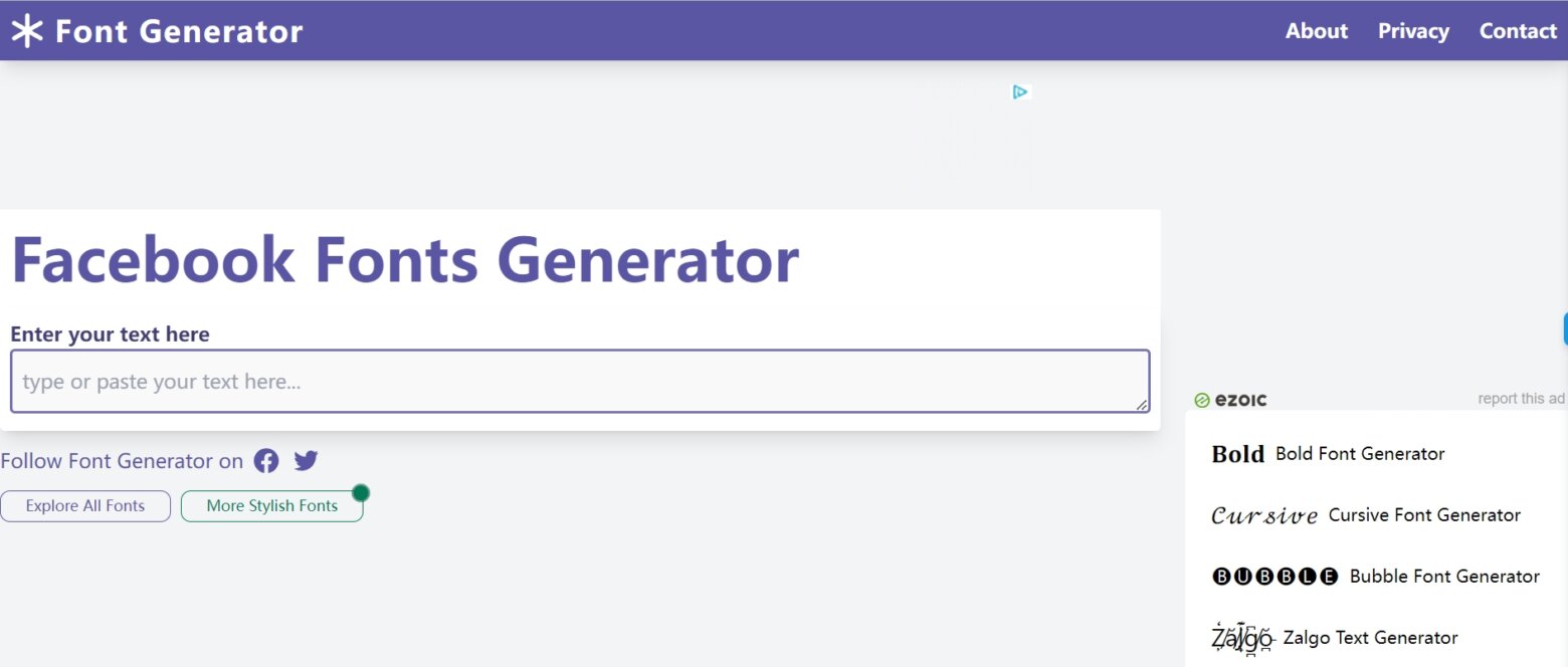 Top 10 Facebook Font Generators Review 2024