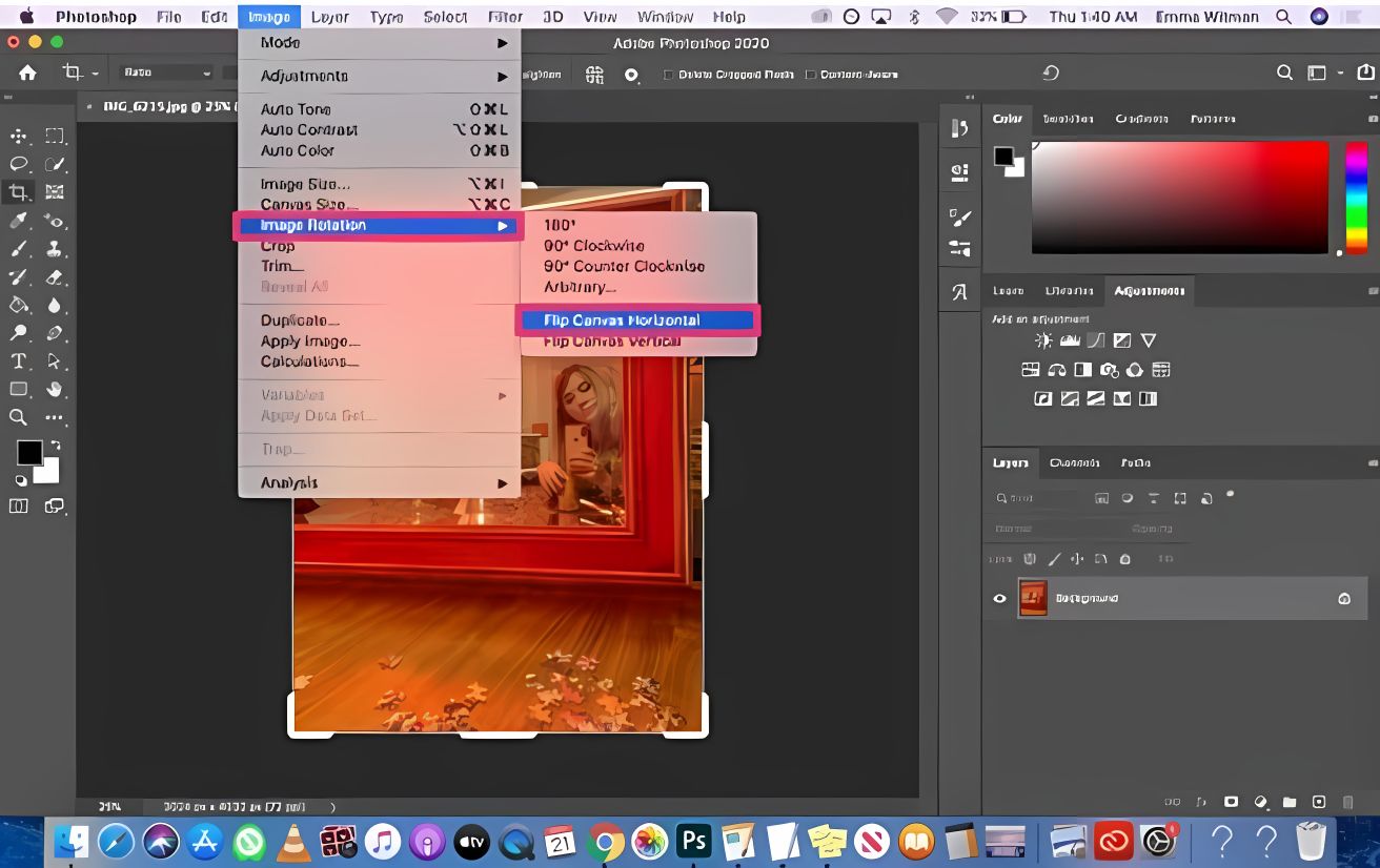 How to Flip an Image in Photoshop