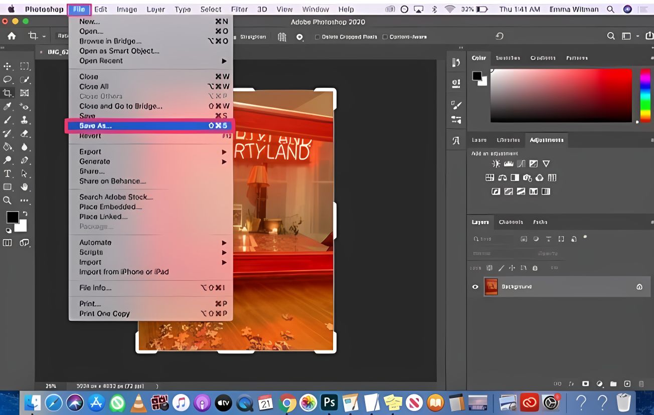 How to Flip an Image in Photoshop