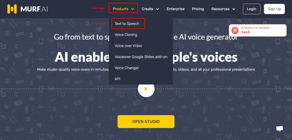 AI Powered Text to Speech Tool by Murf