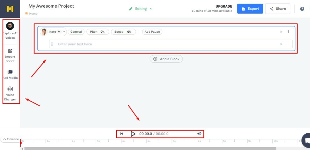 AI Powered Text to Speech Tool by Murf