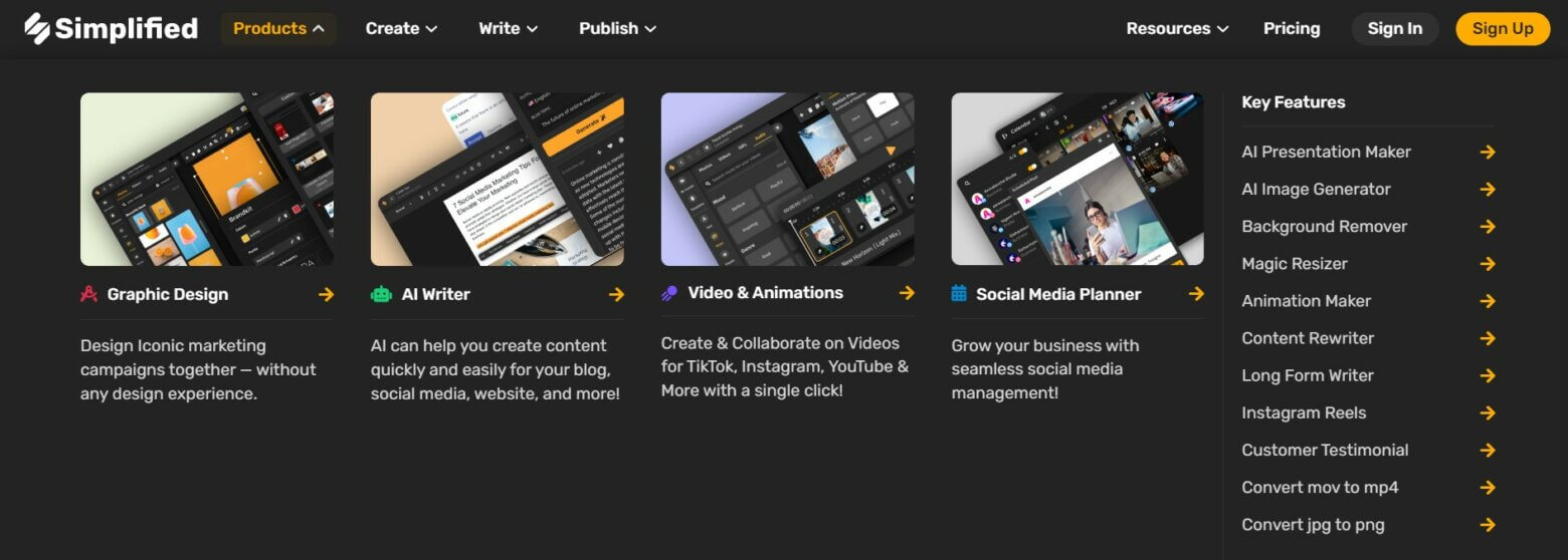 Simplfied's AI Copywriting Generator: Free And Powerful Marketing Copywriter