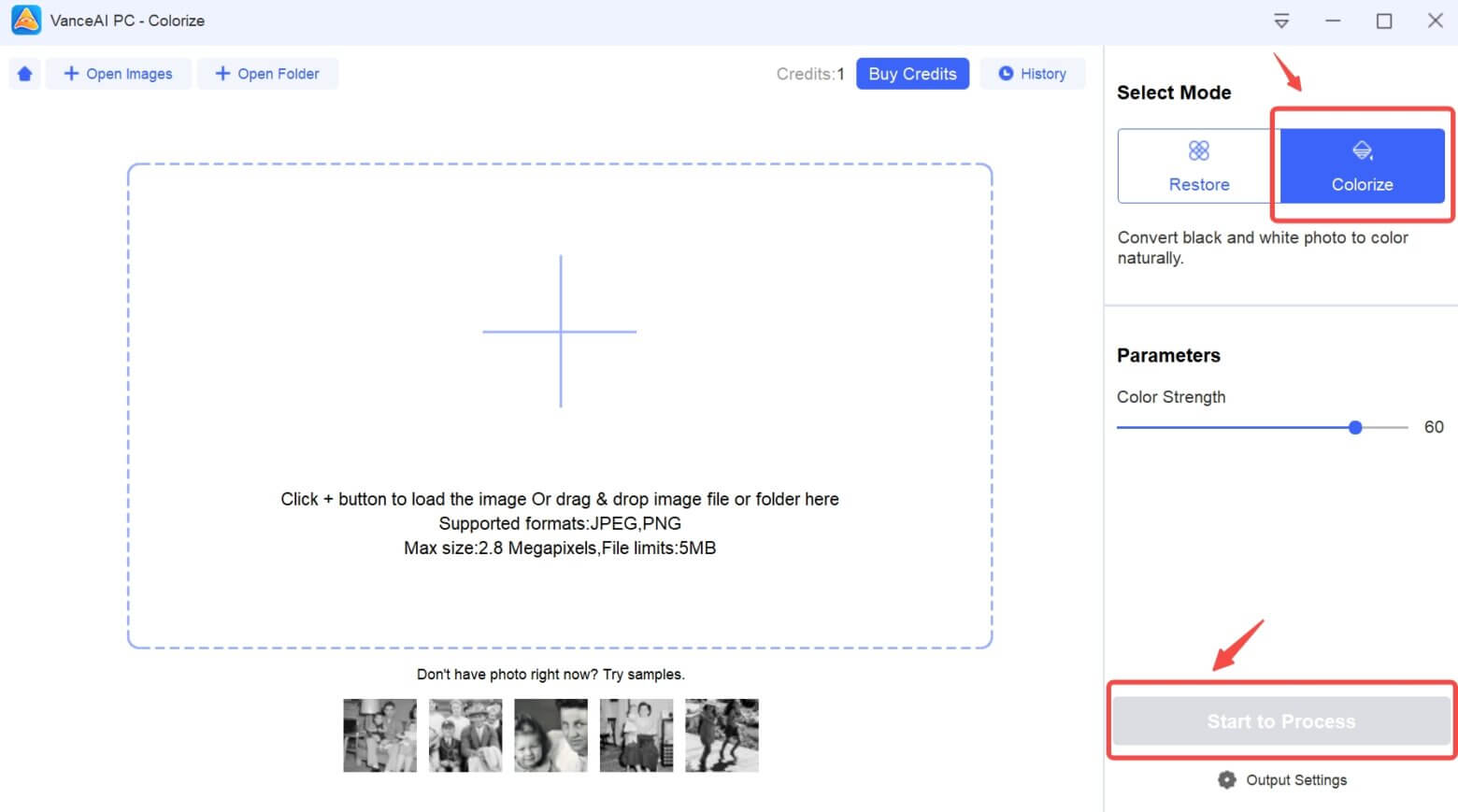How to Use VanceAI Photo Colorizer to Colorize White and Black Photos?